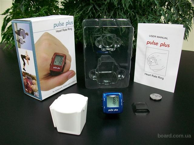 Пульсометр - кольцо на палец Pulse Plus !!! (цвет синий и красный ...